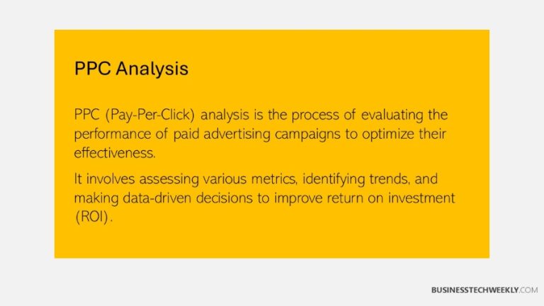 PPC Analysis: Your Essential Guide - Businesstechweekly.com